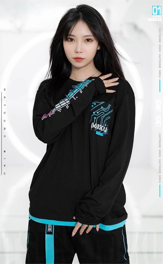Hatsune Miku - Hatsune Miku Tech Wear Long Sleeves – Nekotwo